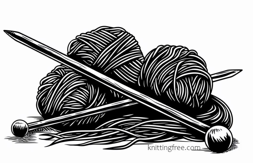 Knitting Clipart I Love - Knitting Free